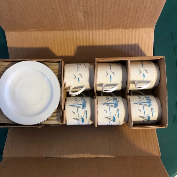 Kun-Lun | Kitchen | Vintage Rare Kunlun Complete Set Espresso Cups With ...